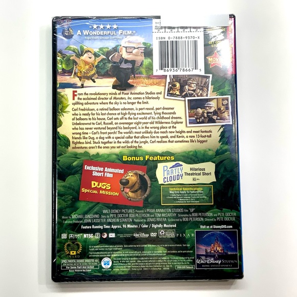 Walt Disney Studios | Media | Disney Pixar Up Kids Dvd Fun Animated ...